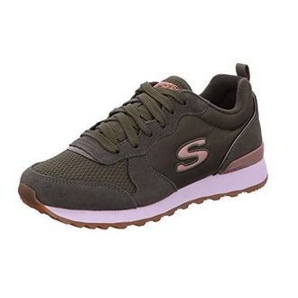 Skechers Femme Damen Sneaker Chaussures, Vert Dore, 38 EU