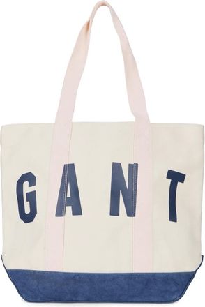 GANT Homme, Sacs, Beige, Taille: ONE Size Contrast Tote Bag
