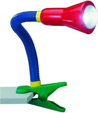 Trio Leuchten Klemmleuchte Flexo 5028010-17, Metall/Kunststoff multicolor, exkl. 1x E14, Lesearm flexibel
