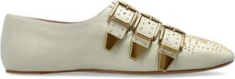 Chlo&eacute; Femme, Chaussures, Beige, Taille: 36 EU Susan Leather Chaussures