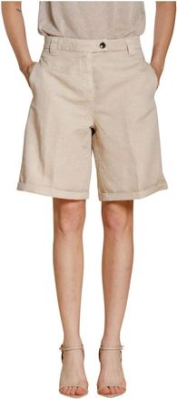 Mason's Femme, Shorts, Beige, Taille: 36 FR Brigitte Chino Bermuda