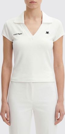 Courr&egrave;ges Polo COURR&Egrave;GES Femme couleur Blanc