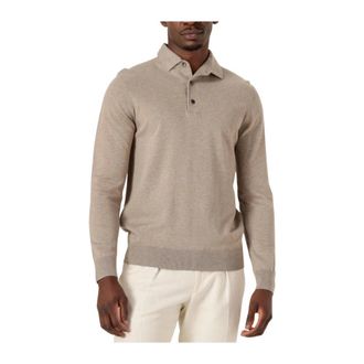 Profuomo Herren Polo Onepiece Sweater Weste - - Knitwear - Herren - Beige - S