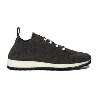 Jimmy Choo London Graue Sneakers mit Perlen&ouml;sen - - Shoes - Damen - Grau - 37 EU
