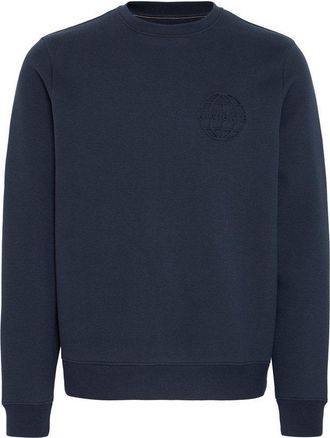 Blend Rundhalspullover BHFAVIAN SWEATSHIRT Klassischer Sweater mit Ton-in-Ton-Applikation