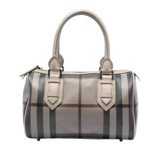 Burberry Sac Boston Pre-owned - Femme - Pre-owned - Gris - Taille: ONE Size