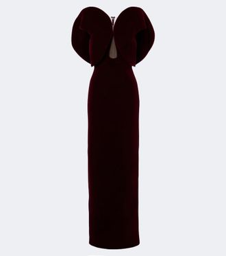 DAVID KOMA Robe aus Samt
