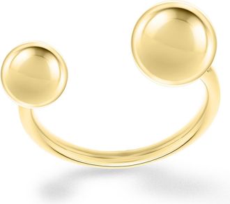 Liebeskind Berlin Damen Ring LJ-1729-R-56 aus Edelstahl in IP Gold