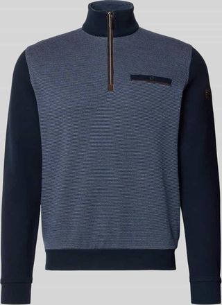 Bugatti Sweatshirt mit Label-Details