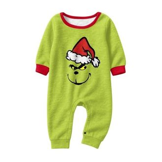 Generic Le Grinch Pyjama Noel Famille De Grinch Assorti Homme Vetement Ensembles Couple Chaud Et Doux The Pull Enfant Garcon Femme Costume Noël Coton Deguisem