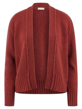 include Strickjacke aus 100% Kaschmir include orange