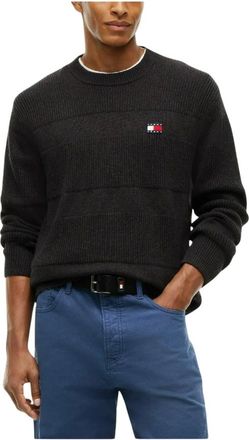 Tommy Hilfiger Homme, Pulls, Noir, Taille: M Maille &agrave; col rond
