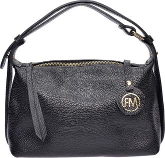 Roberta M Schwarz Rindsledertasche