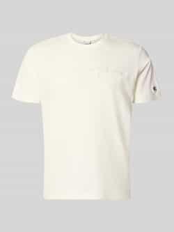 Champion T-Shirt mit Label-Stitching mit Rundhalsausschnitt