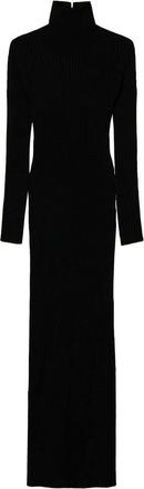 Twin-Set Strickkleid mit Cut-Out - Schwarz