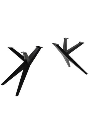 Landscape Tischgestell, Schwarz, Metall, eckig, 55x70x60 cm, Esszimmer, Tische, Esstische, Tischsysteme, Tischgestell