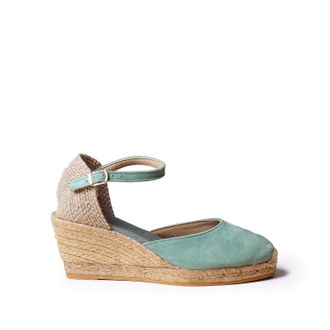 Toni Pons Wildleder-Espadrille für Damen - Lloret-5 - Minze, 39 EU