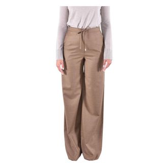 Max Mara Mstrecente Pantalons - Femme - Pantalons - Brun - Taille: 34 FR