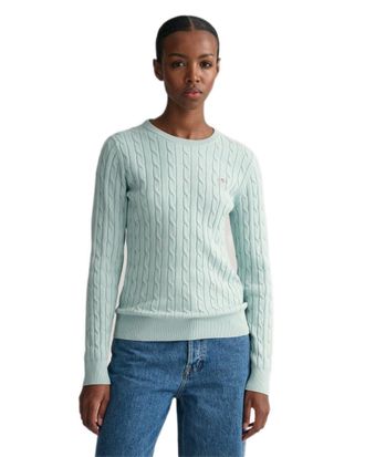 GANT Stretch Cotton Cable C-Neck