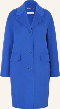 Max Mara Wollmantel Cielo blau