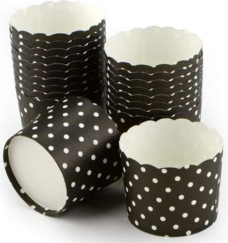 Pati-Versand Cupcake Cup groß schwarz 20 Stück