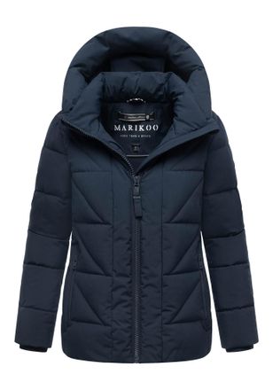 Marikoo Damen Winterjacke Kuschelnasee mit Kapuze und Fleecefutter
