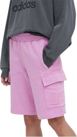 Emporio Armani Shorts en coton - Femme - Shorts - Rose - Taille: 36 FR