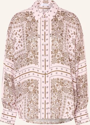 Darling Harbour Darling Harbour Hemdbluse Mit Seide rosa