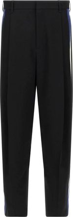 Marni Homme, Pantalons, Noir, Taille: XL Wool Pantalons