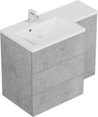 Magnolia Home Badblock ELISA rechts SoftClose beton