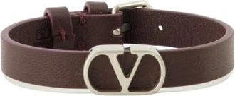 Valentino Garavani Homme, Accessoires, Rouge, Taille: ONE Size Bracelet VLogo
