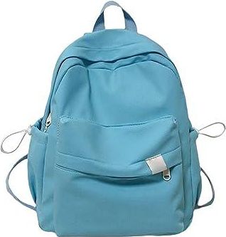 Generic Sac &agrave; dos d&eacute;colier femme couleur pure sac &agrave; dos de loisirs campus sac &agrave; dos chien sac &agrave; dos pour grands chiens, bleu ciel, taille unique