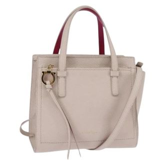Ferragamo Pre-owned Lederhandtasche - - Pre-owned - Damen - Beige - ONE SIZE