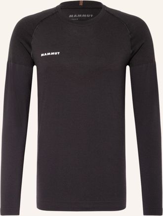 Mammut Mammut Longsleeve Trift Mit Merinowolle schwarz