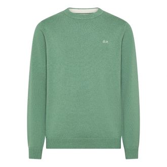 Sun 68 Pullover mit Rundhalsausschnitt - - Knitwear - Herren - Gr&uuml;n - 2XL