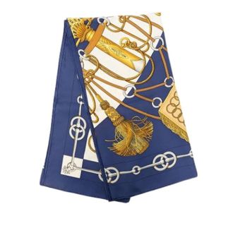 Herm&egrave;s Pre-owned Carr&eacute; Cliquetis Herm&egrave;s - Femme - Pre-owned - Bleu - Taille: ONE Size