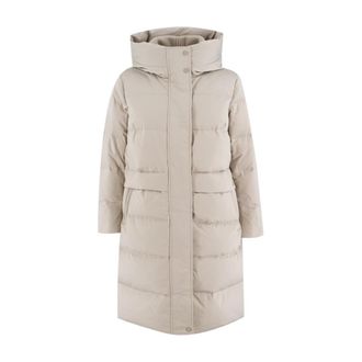 Duno Gepolsterte Kapuzenjacke f&uuml;r vielseitigen Komfort - - Coats - Damen - Wei&szlig; - L