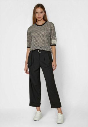 Marc Aurel Strickpullover in Netzstruktur