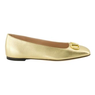 Valentino Garavani Femme, Chaussures, Jaune, Taille: 37 EU Ballerine VLogo Signature
