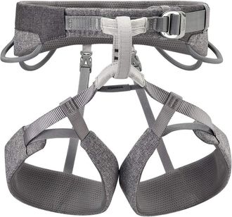 Petzl Sama Klettergurt aus Polyamid Polyester und Aluminium in der Farbe Grau Größe: XL, Taillenumfang: 92-100 cm, Beinschlaufen: 57-62 cm, C021BA03