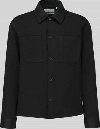 Marc O'Polo Denim Hemdjacke mit Brusttaschen Modell SMART OVERSHIRT