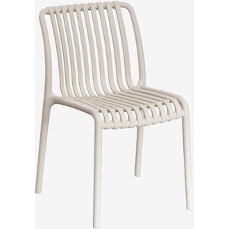 Sklum Stapelbarer Esszimmerstuhl Wendell aus Polypropylen Beige Tapioca - Sklum
