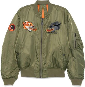 maharishi 5345 Duality Panther MA1 Bomberjacke - Grün