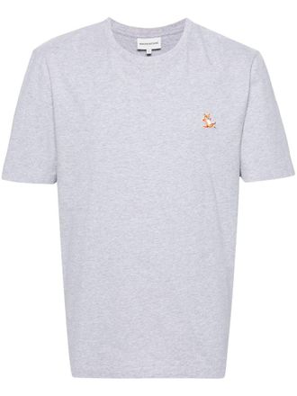 Maison Kitsuné T-shirt Regular Chillax Fox Patch Lm00110kj0008