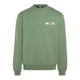 Jacquemus Grosgrain Sweatshirt - - Sweatshirts & Hoodies - Herren - Gr&uuml;n - XS