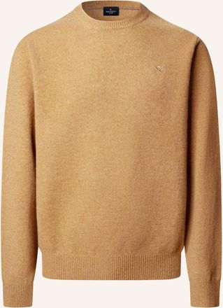 Hackett Pullover Lambswool Crew beige