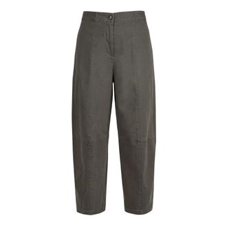 Alessia Santi Femme, Pantalons, Vert, Taille: 38 FR Pantaloncini in twill elasticizzato