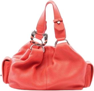 Bulgari Sacs &agrave; main en cuir doccasion - Femme - Pre-owned - Rose - Taille: ONE Size