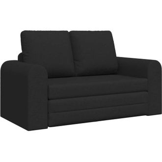 vidaXL Klappsofa Bett Schwarz 148 x 71 x 83 cm Stoff vidaXL