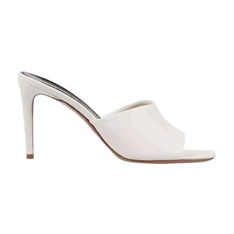 PARIS TEXAS Wei&szlig;e Leder-Sandaletten mit hohem Absatz - - Shoes - Damen - Wei&szlig; - 36 1/2 EU